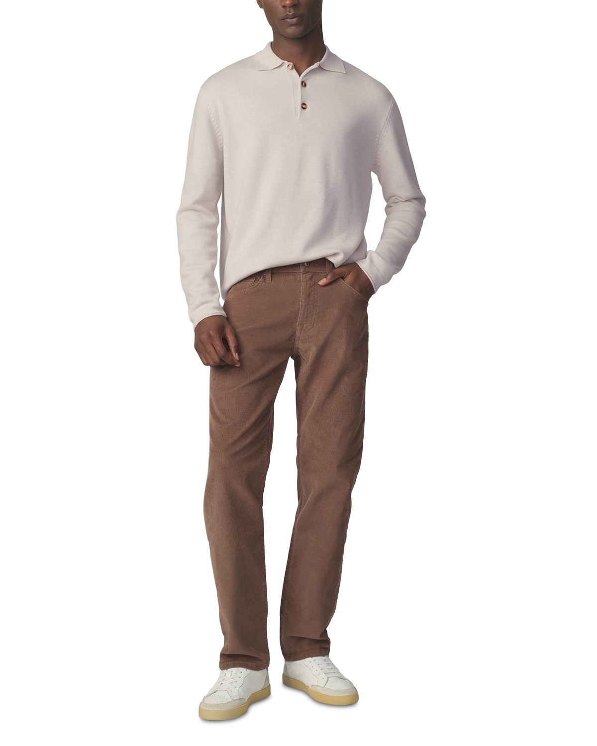 JOE'SJEANS Extra Fine Merino Wool Polo Sweater